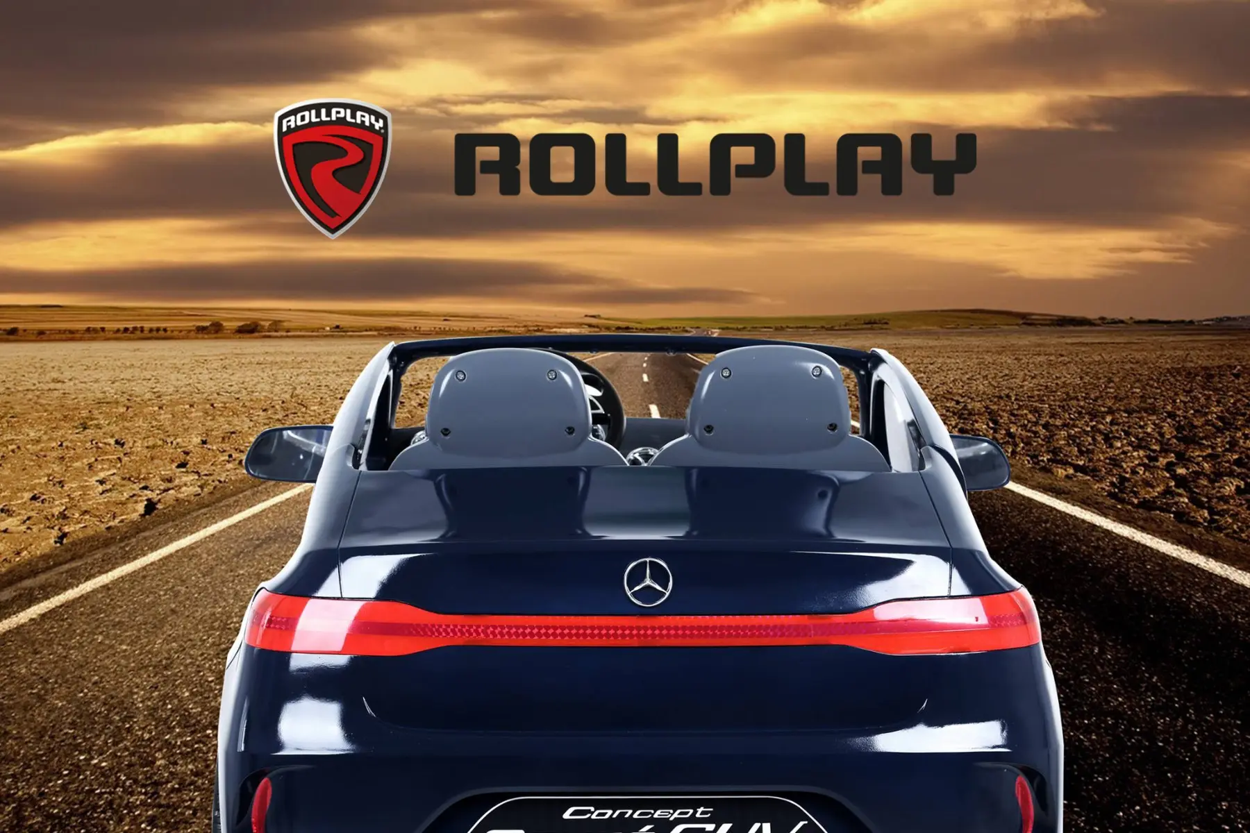 Vaikiškas traukinukas elektromobilis leidžiantis garus 6V, Rollplay