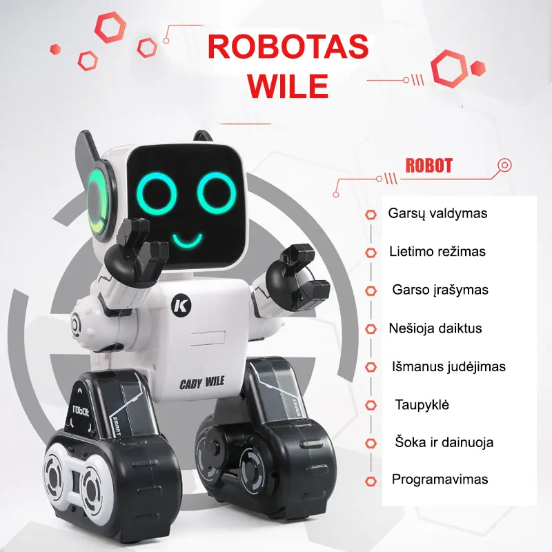 Programuojamas robotas - taupyklė Wile