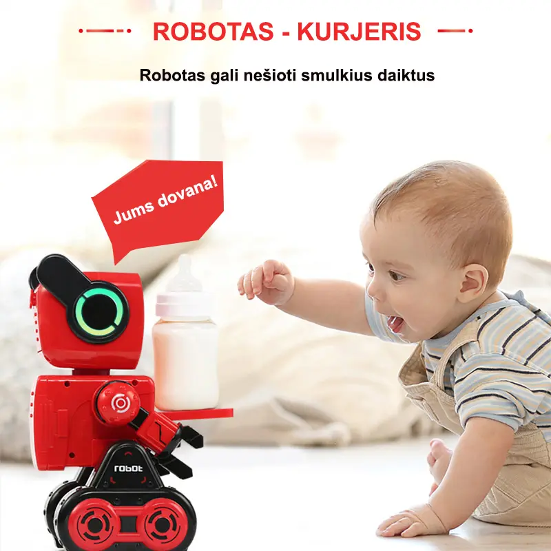 Programuojamas robotas - taupyklė Wile