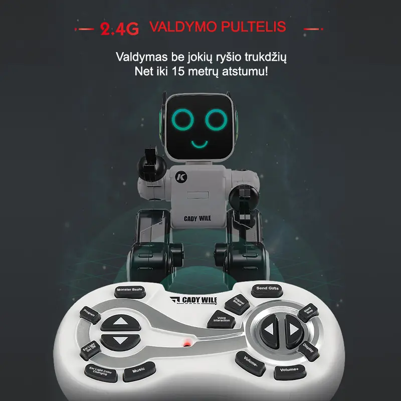 Programuojamas robotas - taupyklė Wile