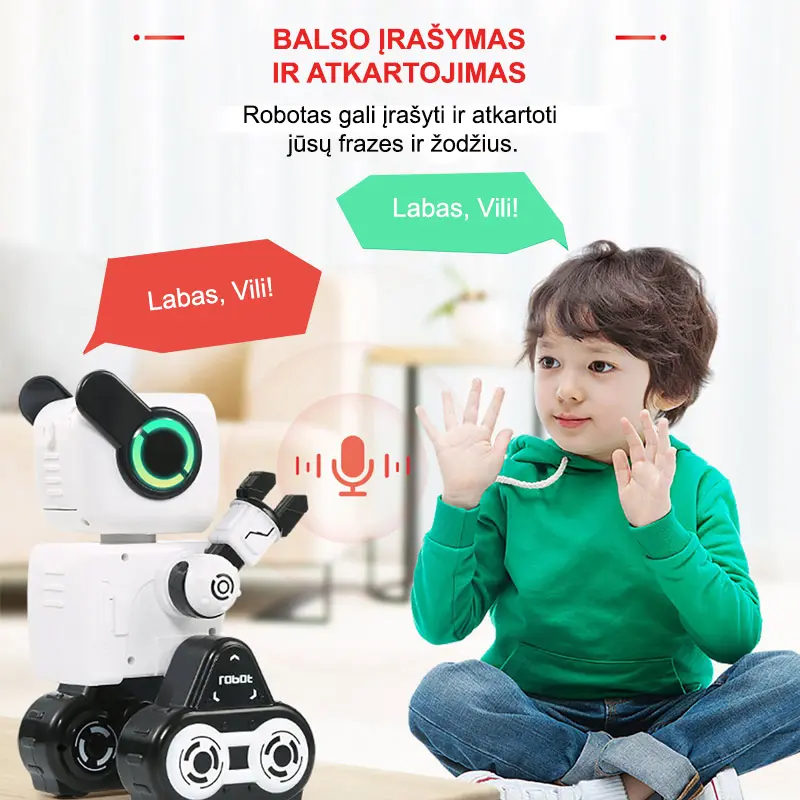 Programuojamas robotas - taupyklė Wile