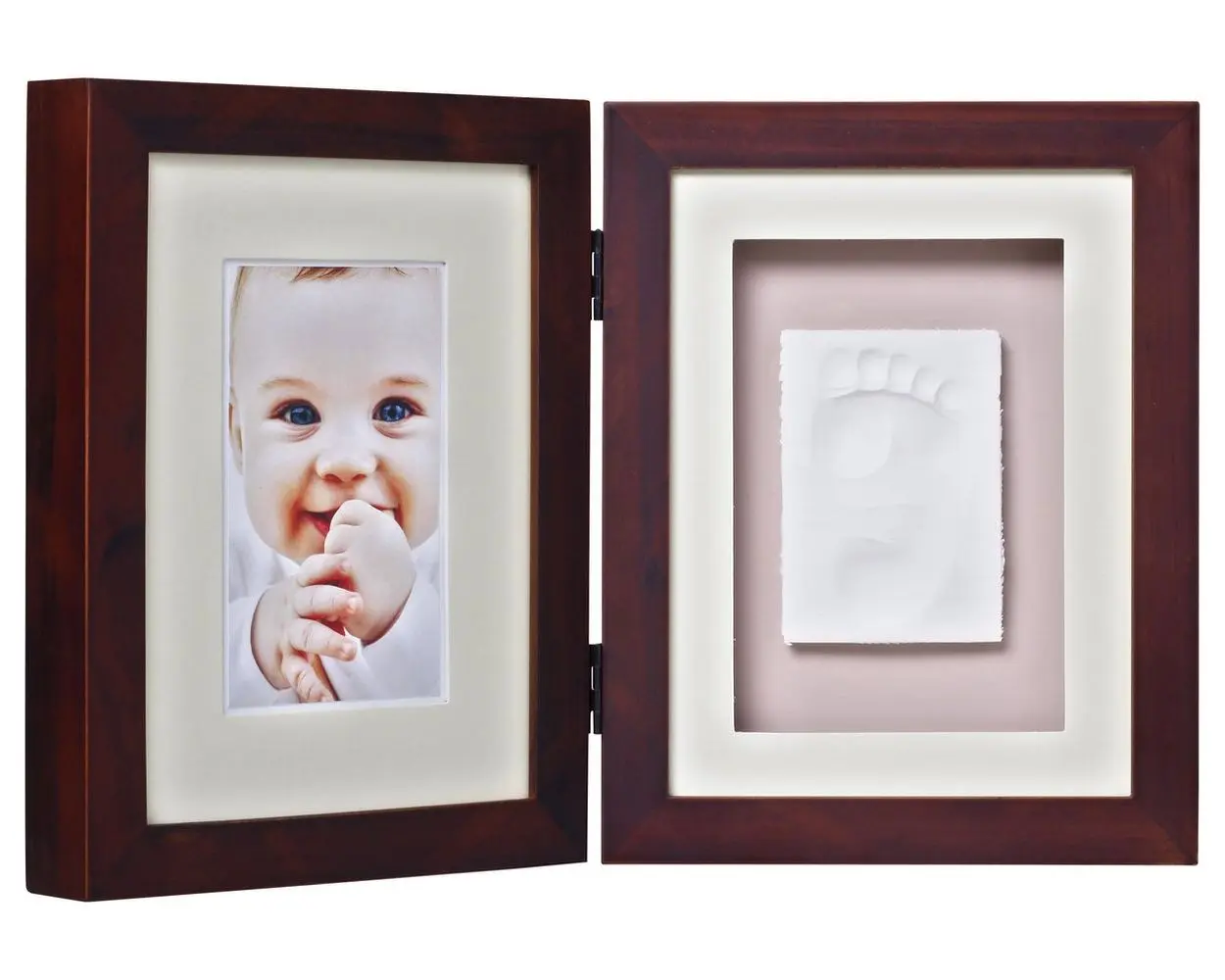 Kūdikio antspaudas ir rėmelis, rudas, Baby Memory Prints
