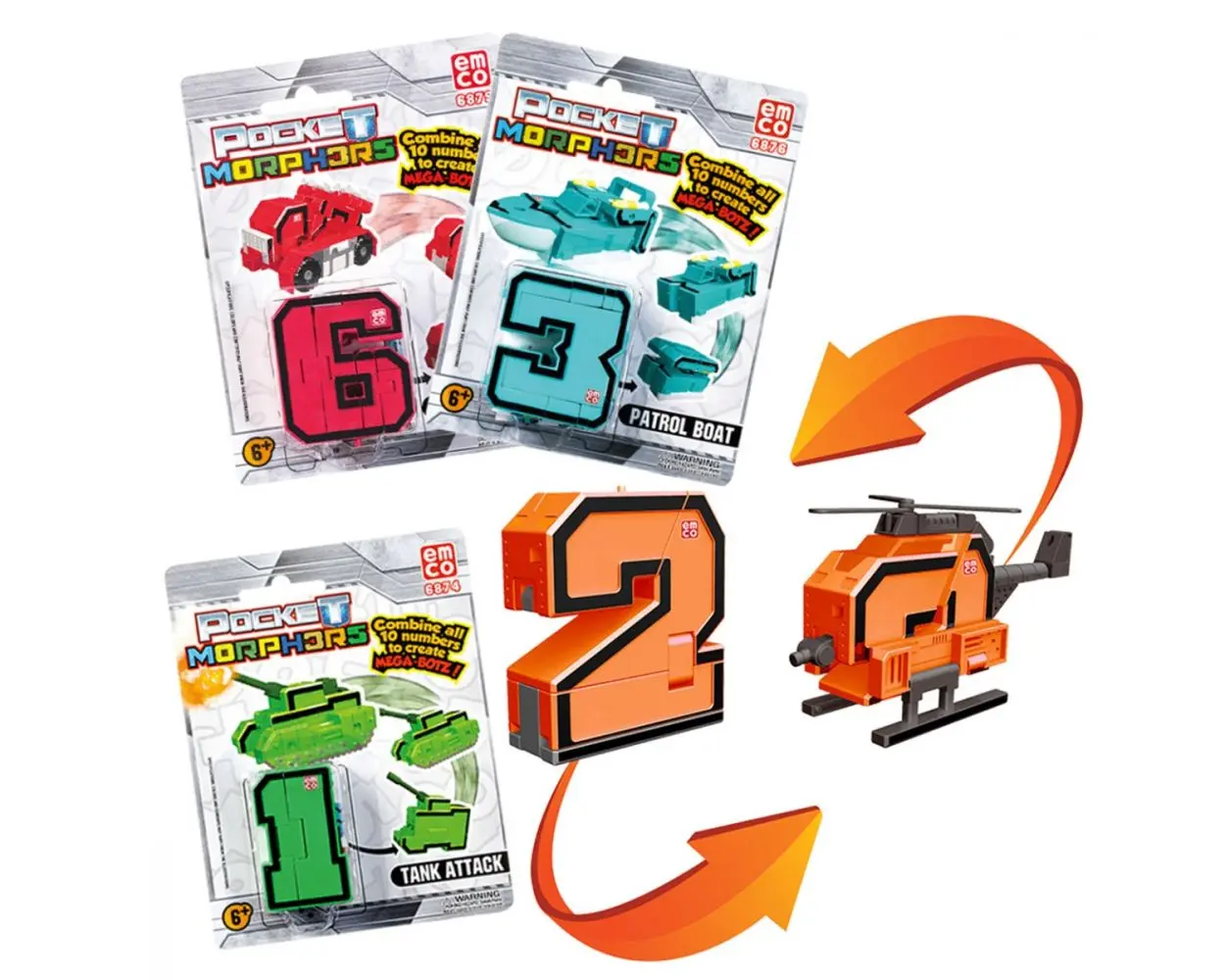Kišeninis konstruktorius transformeris „Pocket Morphers”
