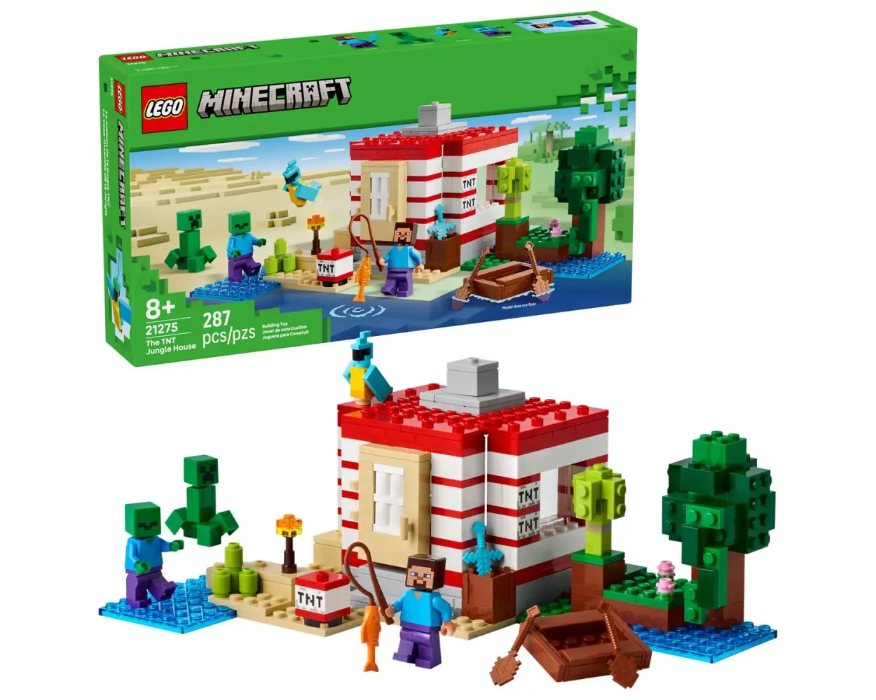 21275 LEGO® Minecraft TNT džiunglių namas