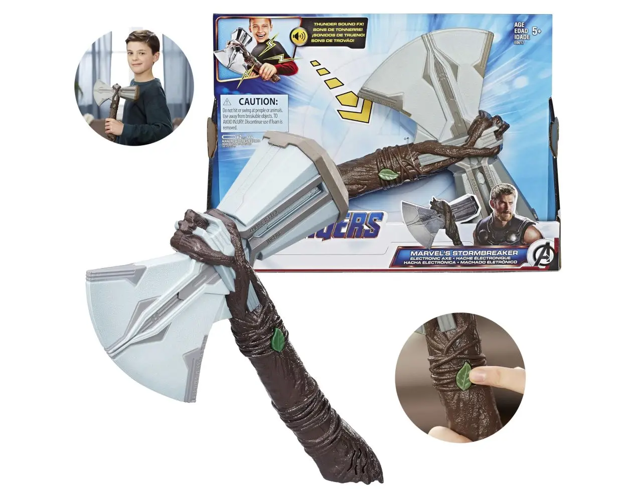 Toro elektroninis kirvis su garso efektais „Marvel Thor Stormbreaker ...