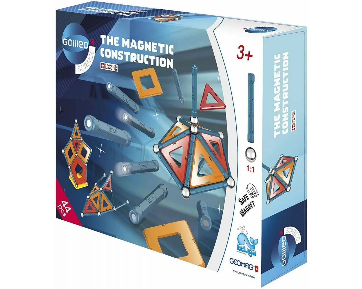 Geomag magnetinis konstruktorius „Galileo”, 44 det.