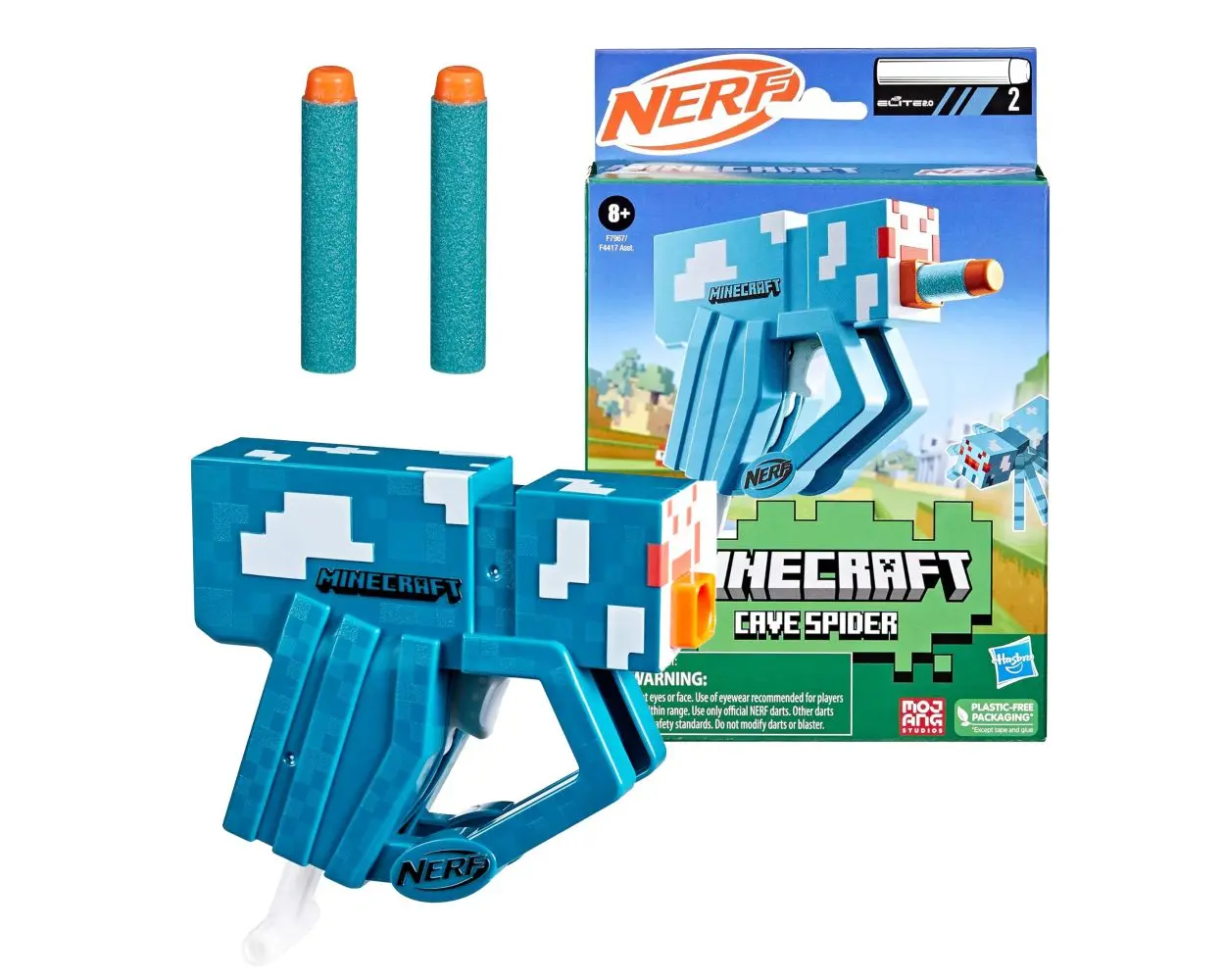 Nerf Minecraft šautuvas „Cave Spider”, F7967