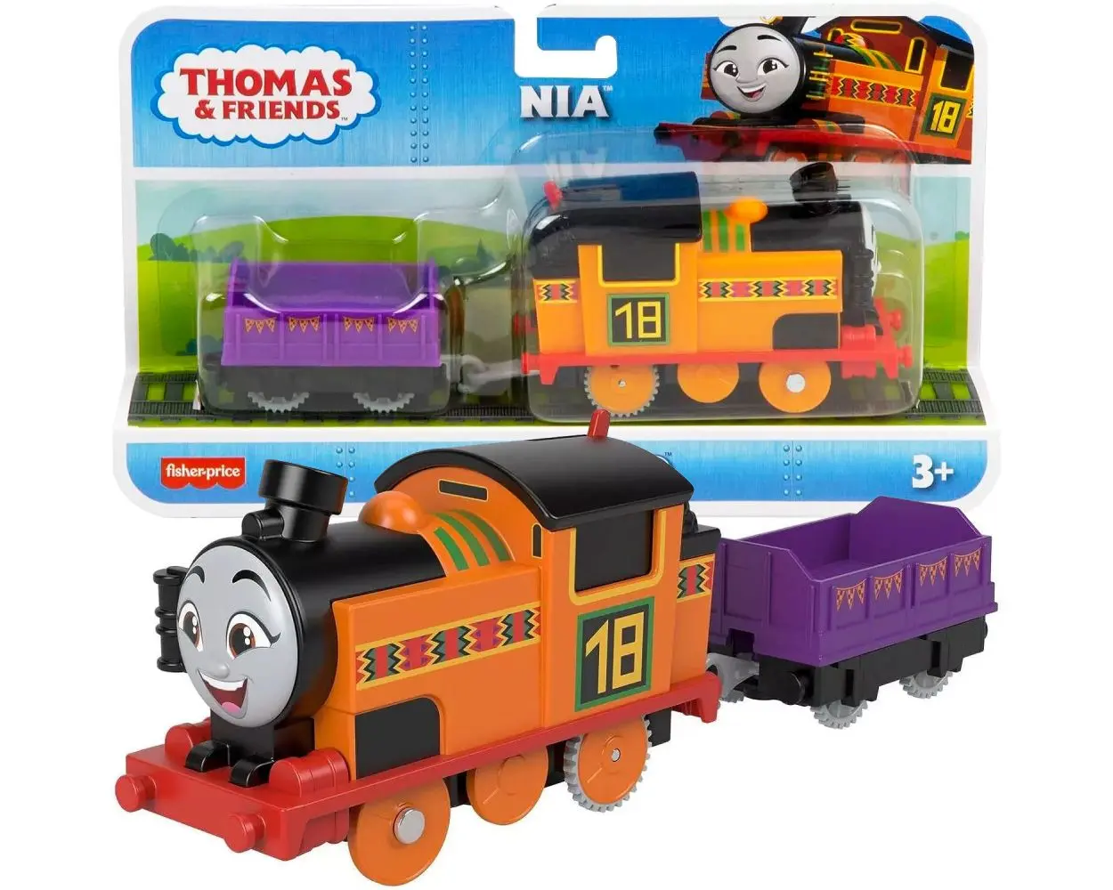 Thomas & Friends motorizuotas traukinukas Nia, HFX92