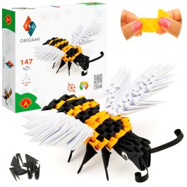 Origami lankstymas vaikams „Bitutė”, Origami 3D