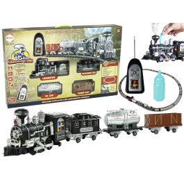 Žaislinis valdomas traukinys su dūmų efektu ir trasa „Classical train”