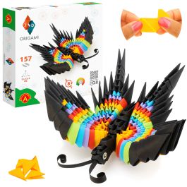 Origami lankstymas vaikams „Drugelis”, Origami 3D