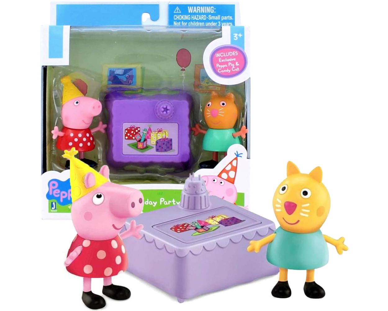 Peppa Pig figūrėlių rinkinys „Gimtadienio vakarėlis”